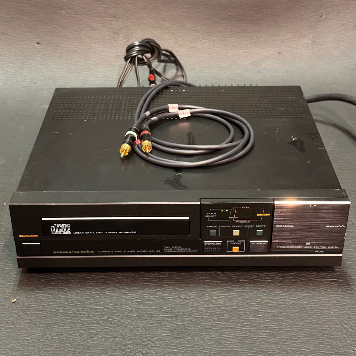 Yahoo!オークション - marantz CD34(F) CDプレーヤー S/N 355 Jank