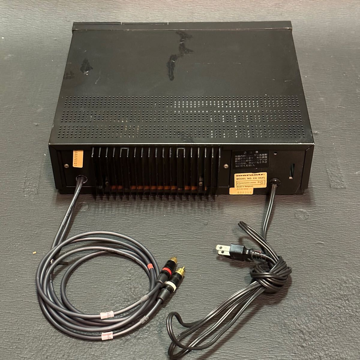 Yahoo!オークション - marantz CD34(F) CDプレーヤー S/N 355 Jank