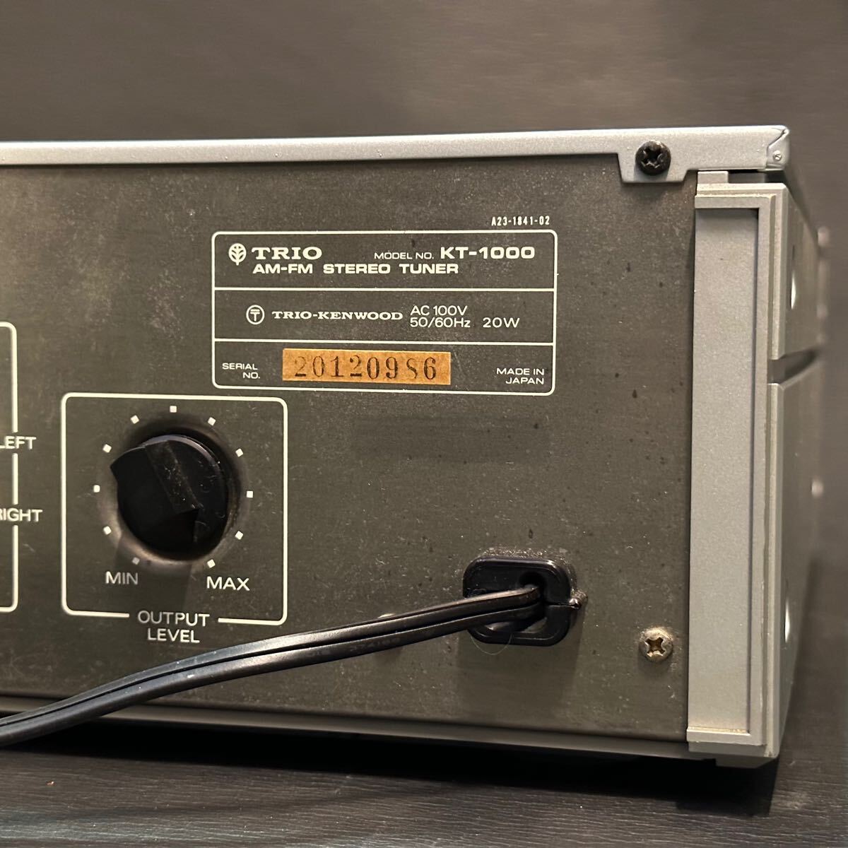 Yahoo!オークション - TRIO KT-1000 AM/FMチューナー S/N 20120956 Jan...