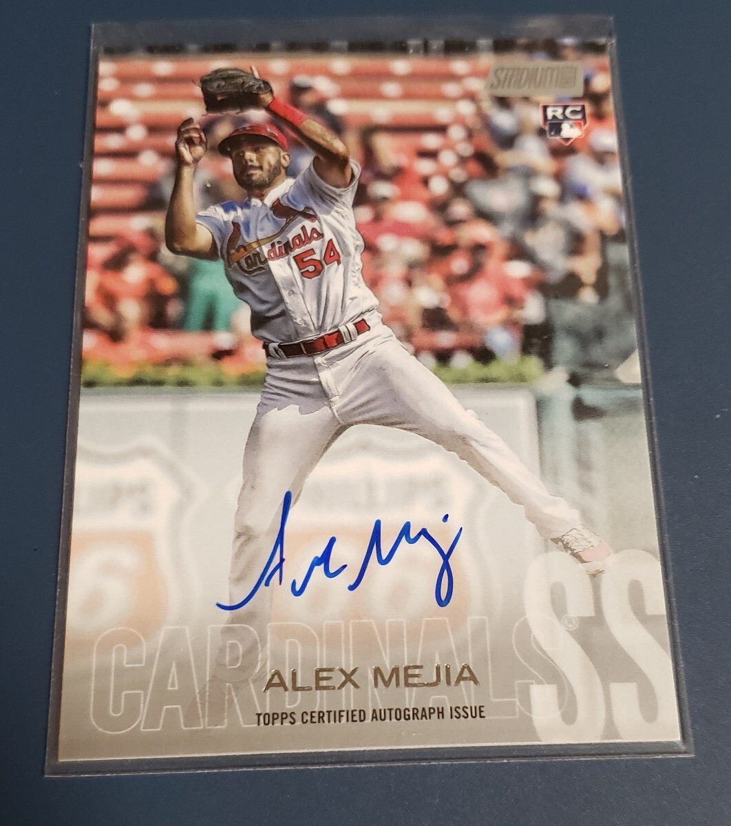 Yahoo!オークション - 2018 Topps Stadium Club Alex Mejia RC Auto 直...
