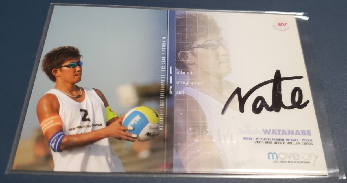 Yahoo!オークション - 2007 BBM ビーチバレー カード Move On 渡辺聡 ...