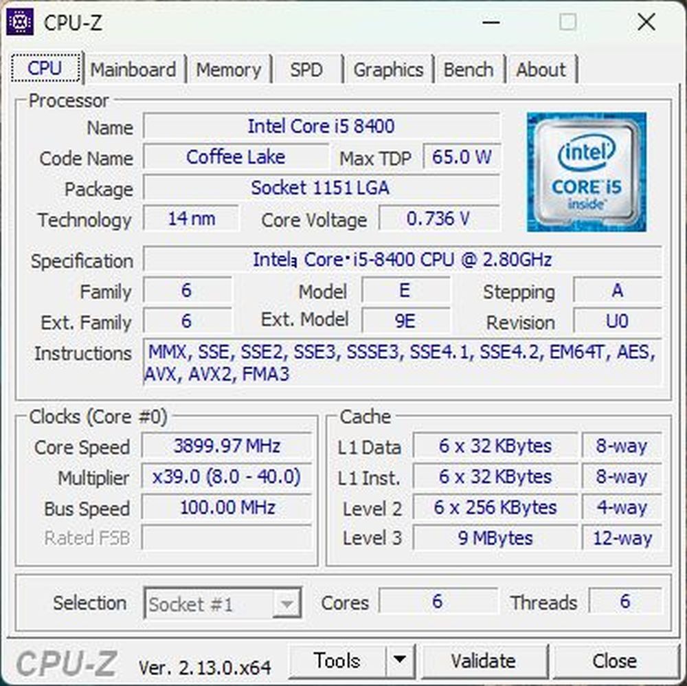 Core i5-8400 2.80GHz /LGA1151/SR3QT(Core i5)｜売買されたオークション情報、yahooの商品情報をアーカイブ公開 - オークファン（aucfan.com）