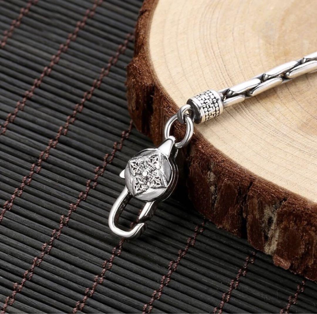 Yahoo!オークション - 902 新品未使用 シルバー ブレスレット s925 喜...