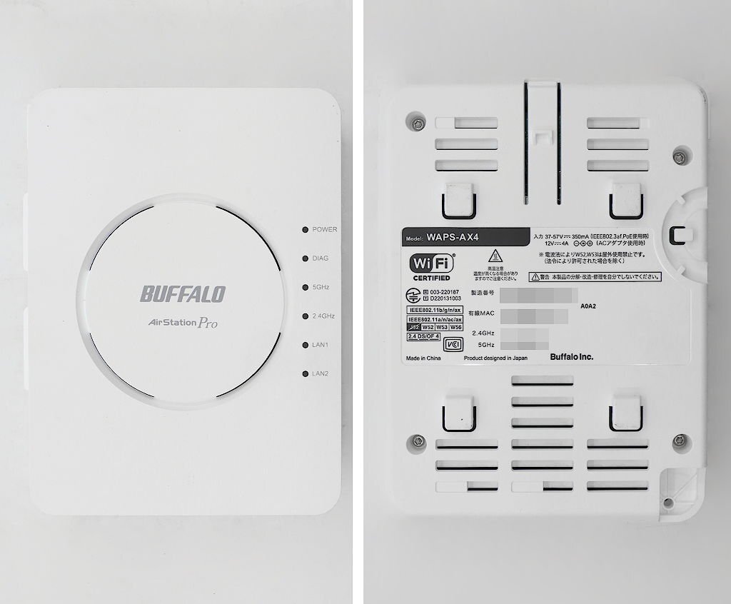 Yahoo!オークション - Buffalo WAPS-AX4 Wi-Fiアクセスポイント(無線L...
