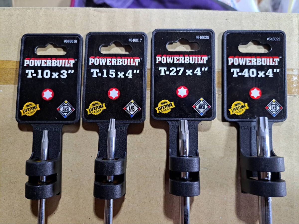 Yahoo!オークション - 1 新品 トルクスドライバー SET T40 T27 T15 T10...