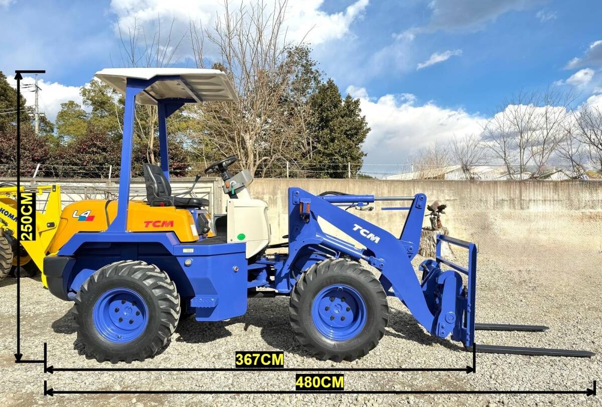 Yahoo!オークション - TCM L4-2 ホイールローダー タイヤショベル 4WD...
