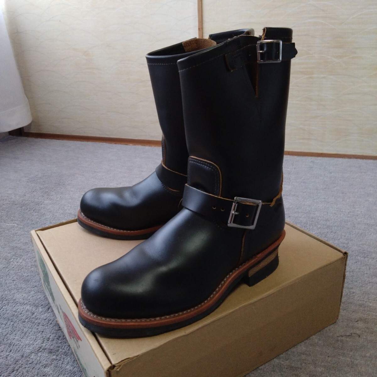 Yahoo!オークション - REDWING 9268 8D エンジニアブーツ黒