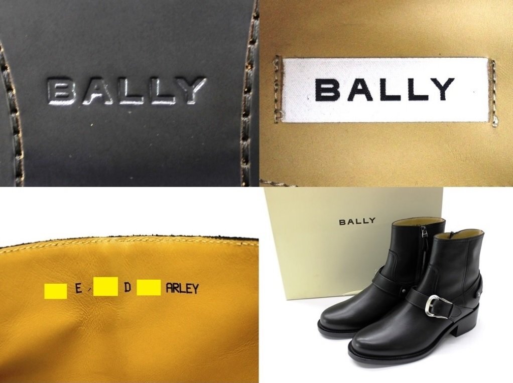 Yahoo!オークション - 25万新品 BALLY 7=26cm カーフレザー サイドジッ...