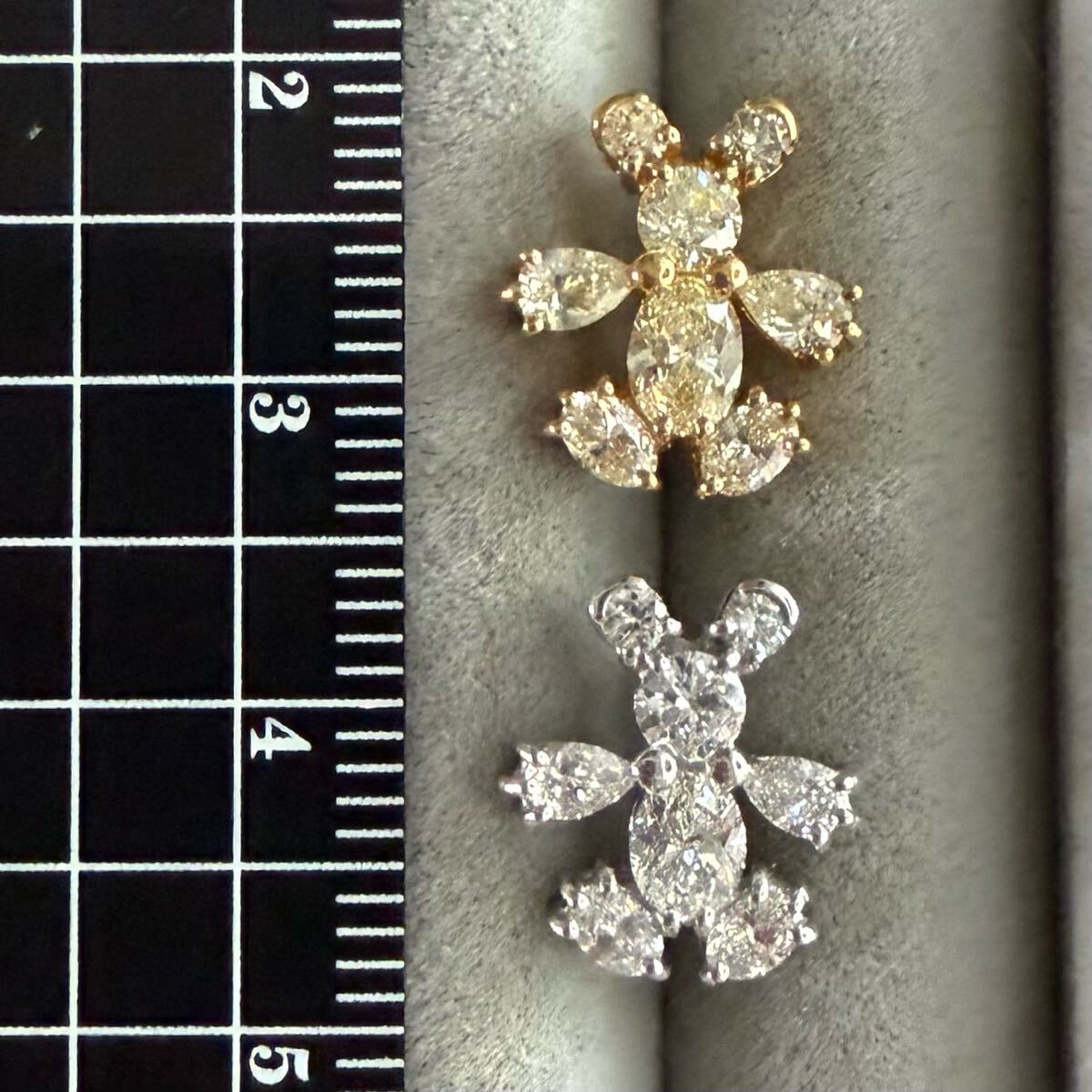 Yahoo!オークション - K18 K18WG D0.85ct D0.776ct 天然ダイヤモンド ...