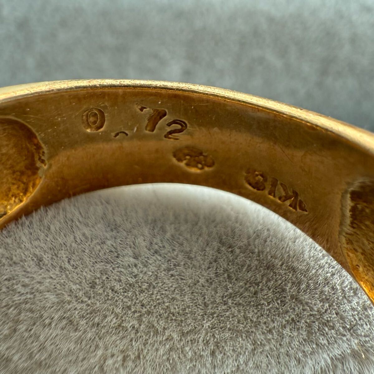 Yahoo!オークション - K18 7.8g D0.72ct 天然ダイヤモンド ゴールド ジ...