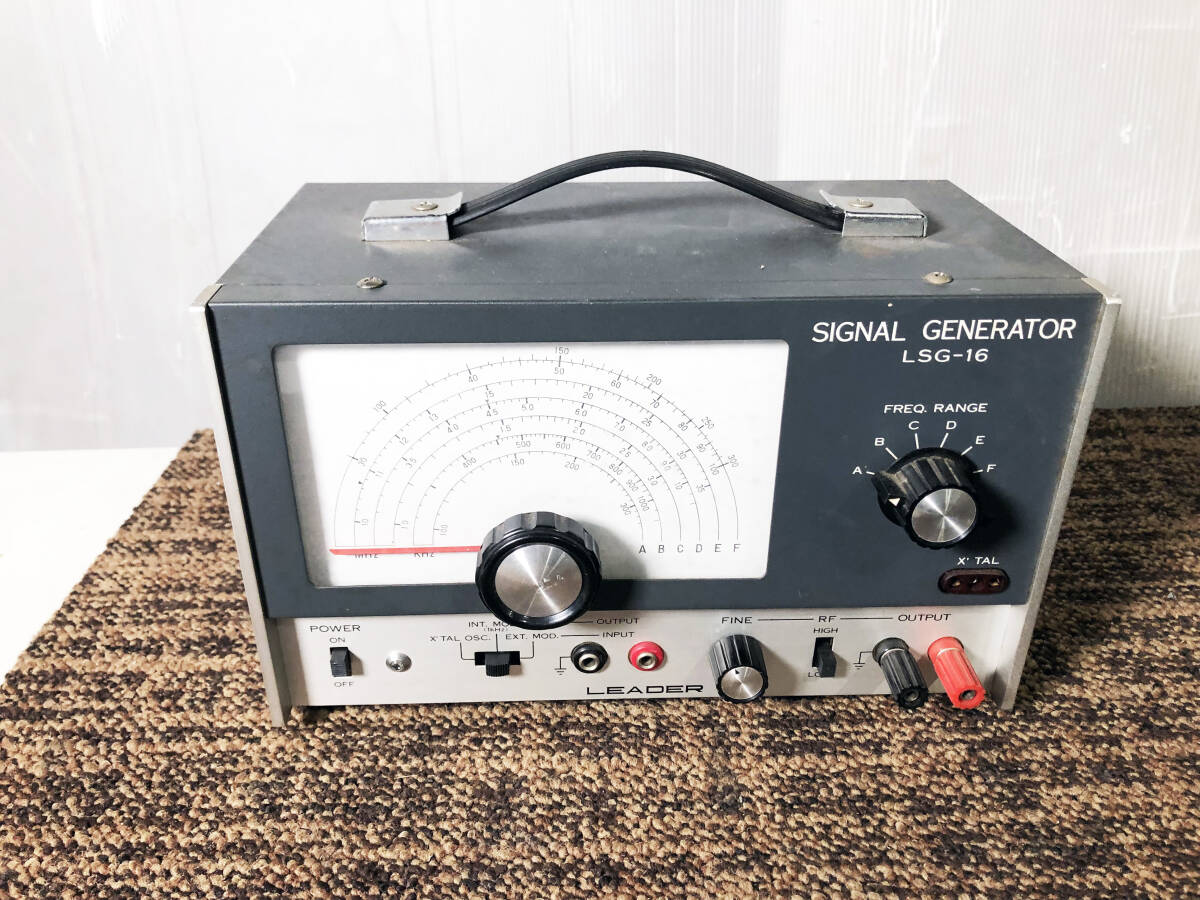 ジャンク扱い品 LEADER/リーダー SIGNAL GENERATOR シグナルジェネレーター 無線機器 LSG-16 EJAI(その他)｜売買されたオークション情報、yahooの商品情報を ...