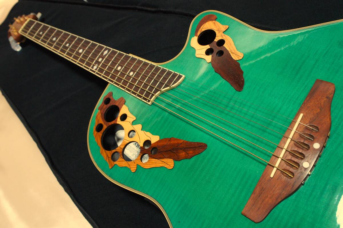 Yahoo!オークション - 綺麗 オベーションOvation CP-257 エレアコ ギ...