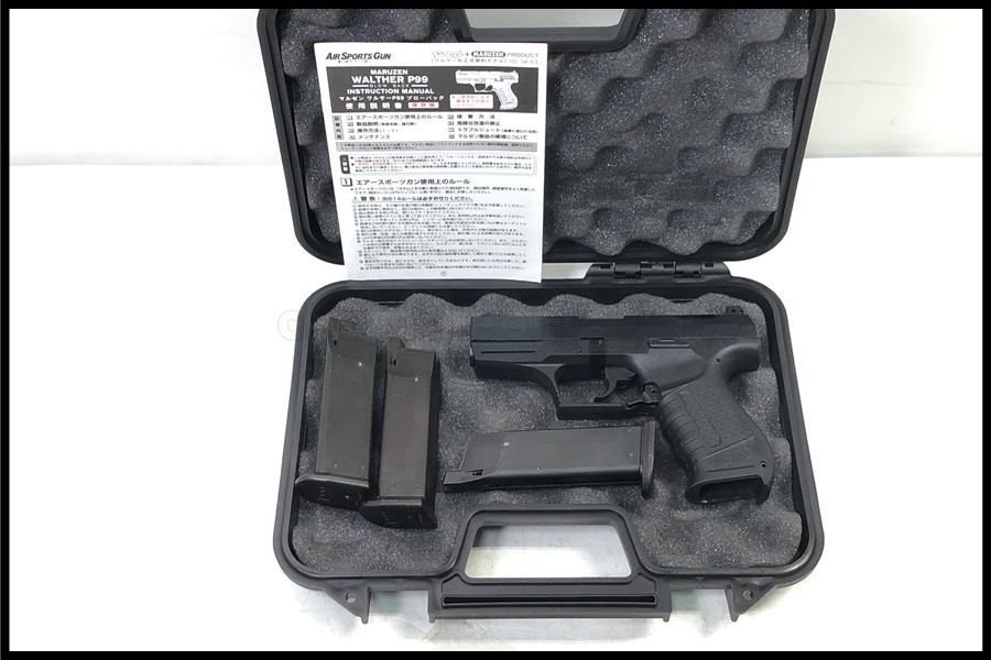 Yahoo!オークション - 東京)マルゼン ワルサー P99 ABS ガスブローバッ...