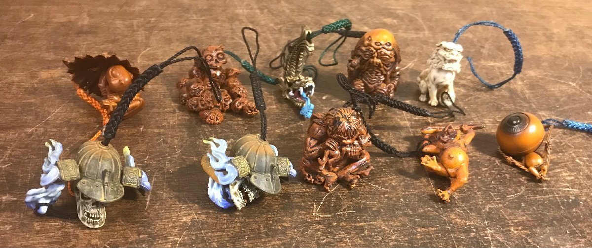 Yahoo!オークション - SS-7236 送料込海洋堂 ストラップ 根付け 目玉の...