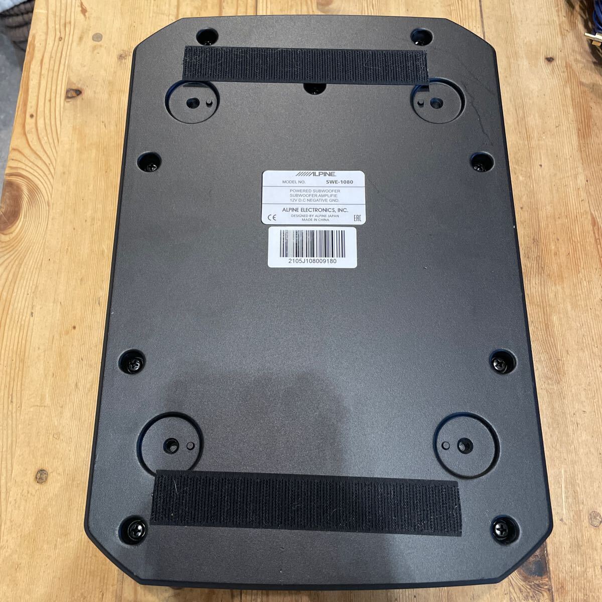 Yahoo!オークション - ② ALPINE アルパイン SWE-1080 サブウーファー