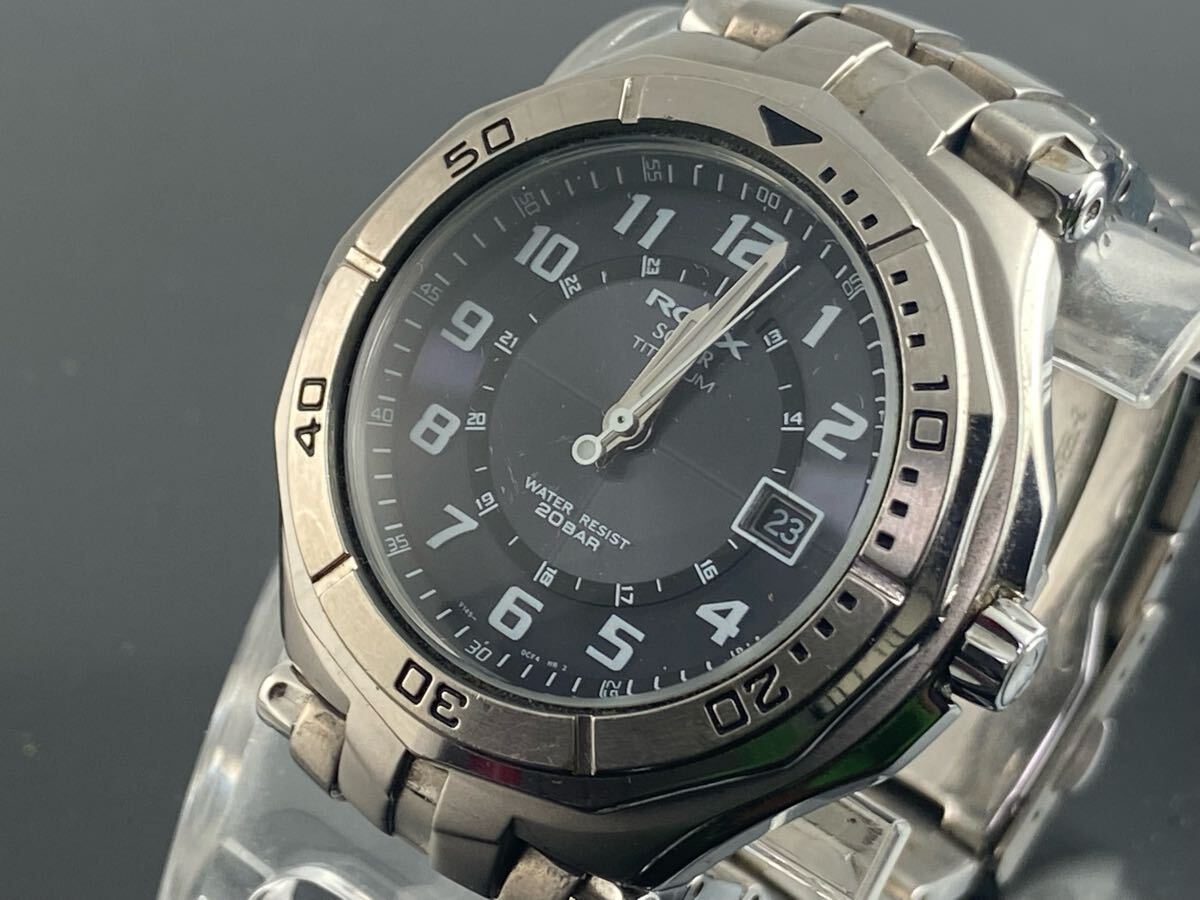 Yahoo!オークション - [A1482]1円～ メンズソーラー充電 セイコーSEIKO...