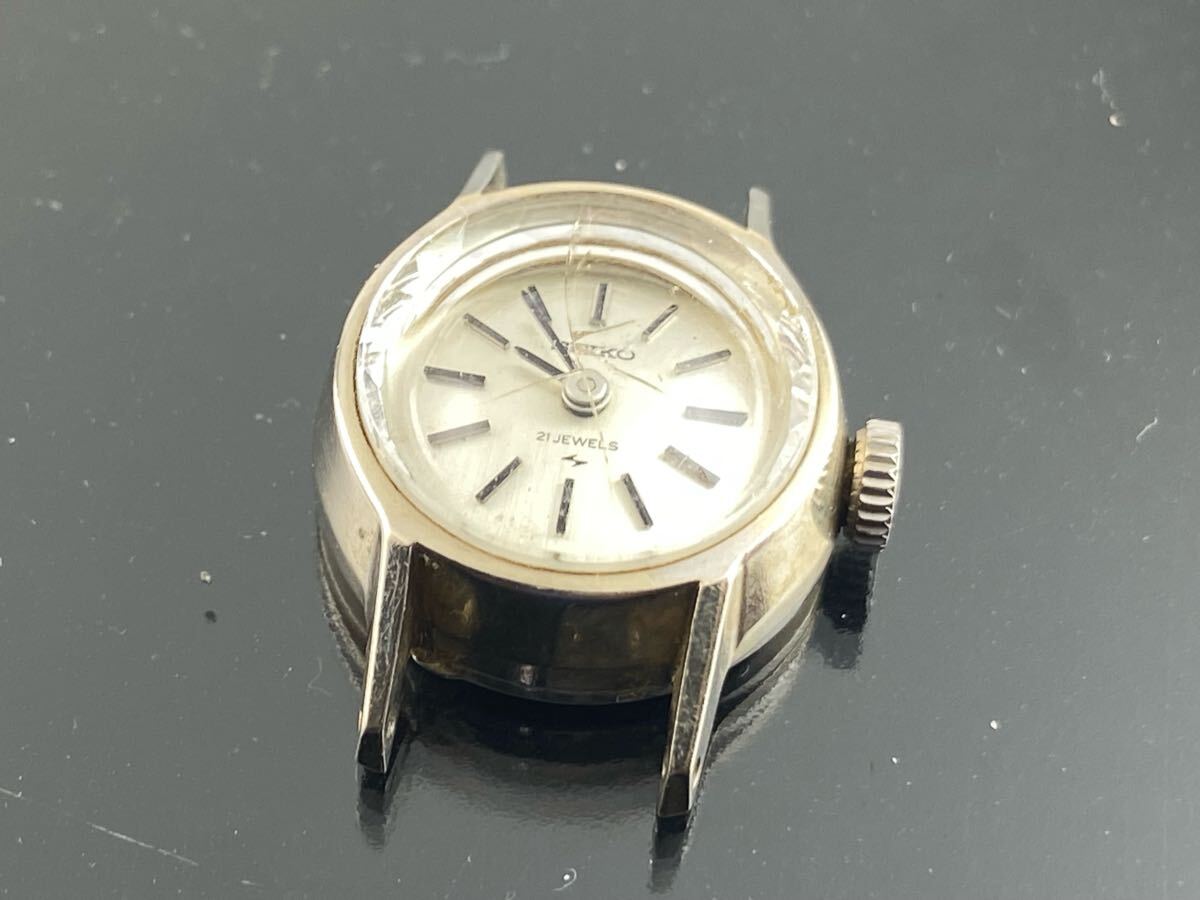 Yahoo!オークション - [A1484]1円～ レディース手巻 14WG セイコー SEI...
