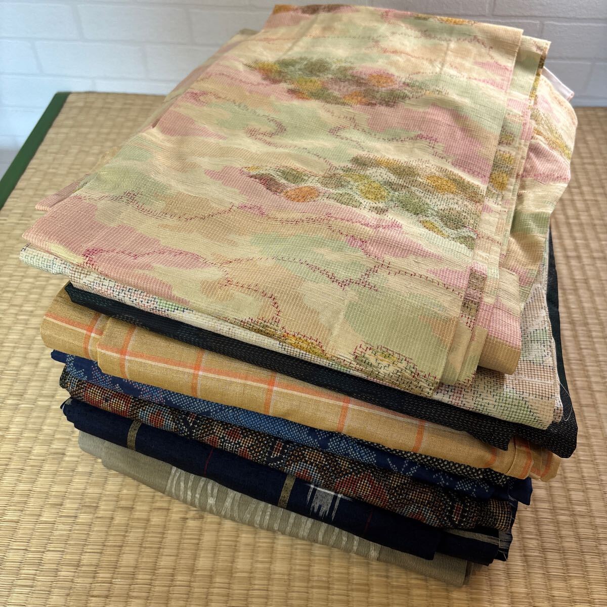 Yahoo!オークション - 紬 着物 まとめて 10品 A487