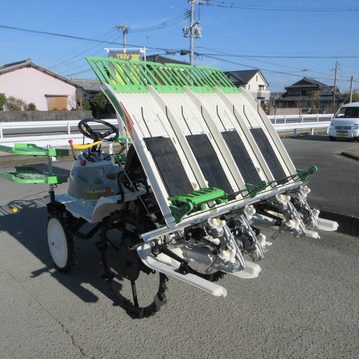 Yahoo!オークション - 〈福岡県大川市発〉ヤンマー 4条 田植機 VP1 中...