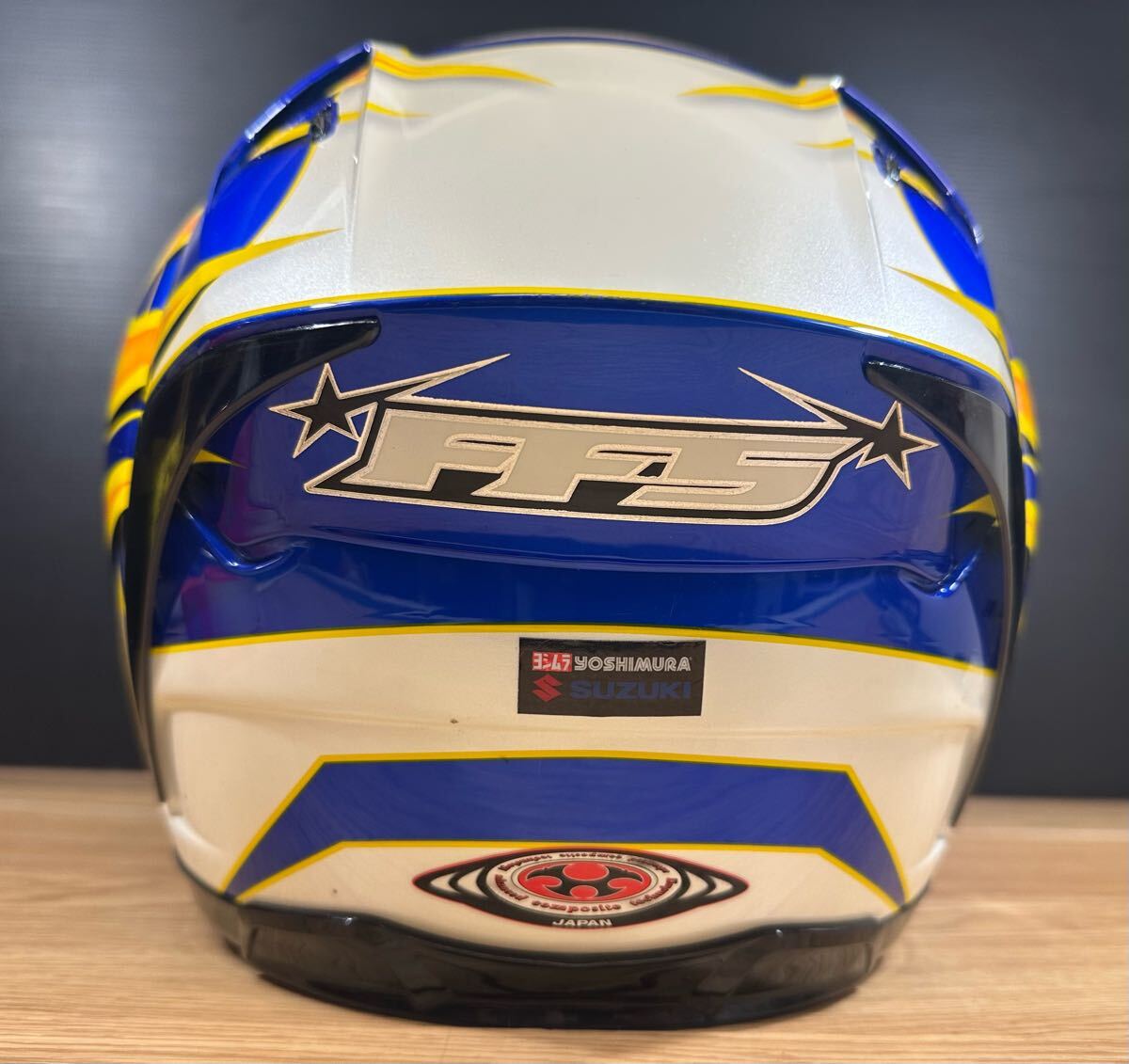 Yahoo!オークション - [I-402]ヘルメット OGK FF5 FF-5 秋吉レプリ...