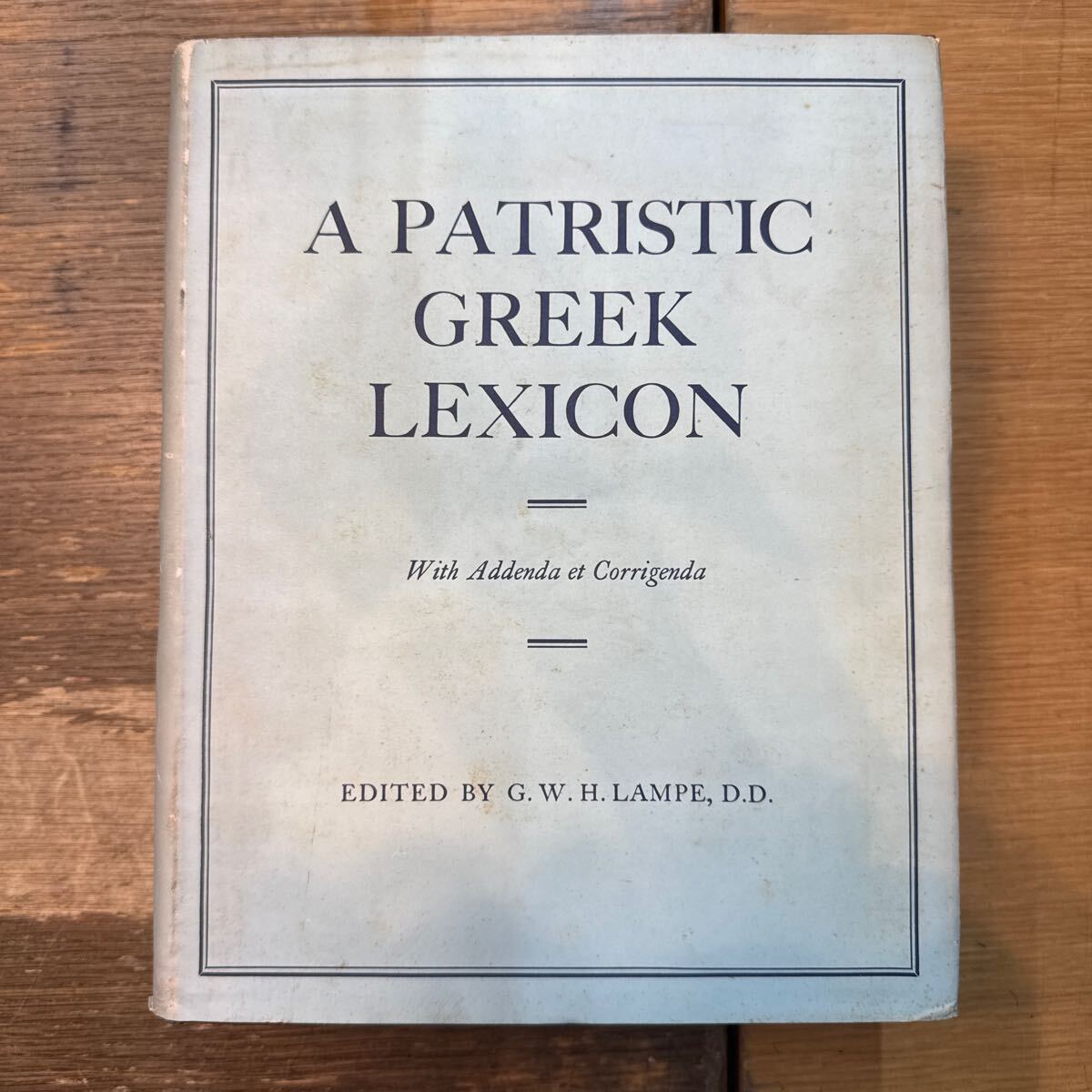 a0220-9.洋書 A PATRISTIC GREEK LEXICON 1冊 蔵印あり oxford ギリシャ語 辞書 辞典 資料 言語 言語学(洋書)｜売買されたオークション情報 ...
