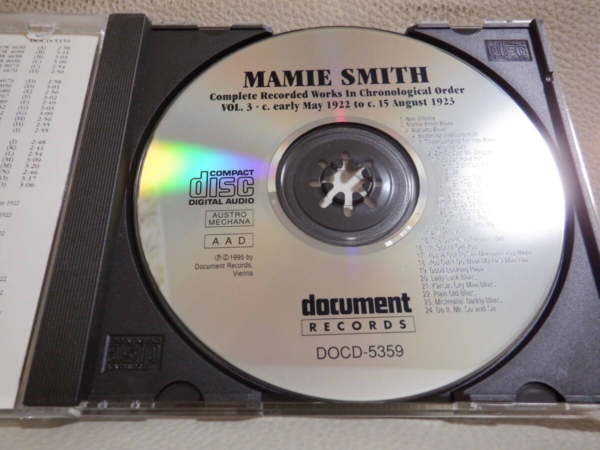 Yahoo!オークション - [CD] MAMIE SMITH / VOL.3