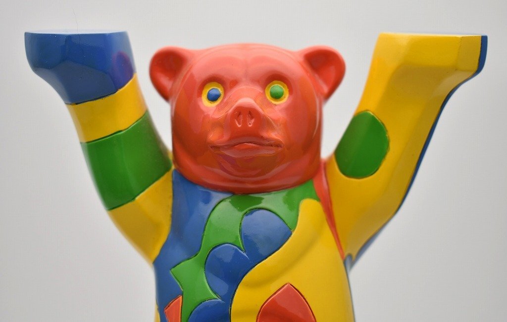 Yahoo!オークション - 竜V43 ドイツ ベルリン カラフル ベア 熊 置物 ...