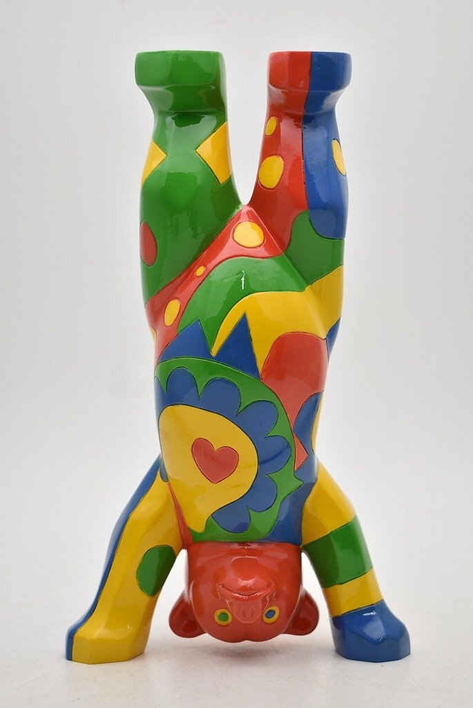 Yahoo!オークション - 竜V43 ドイツ ベルリン カラフル ベア 熊 置物 ...