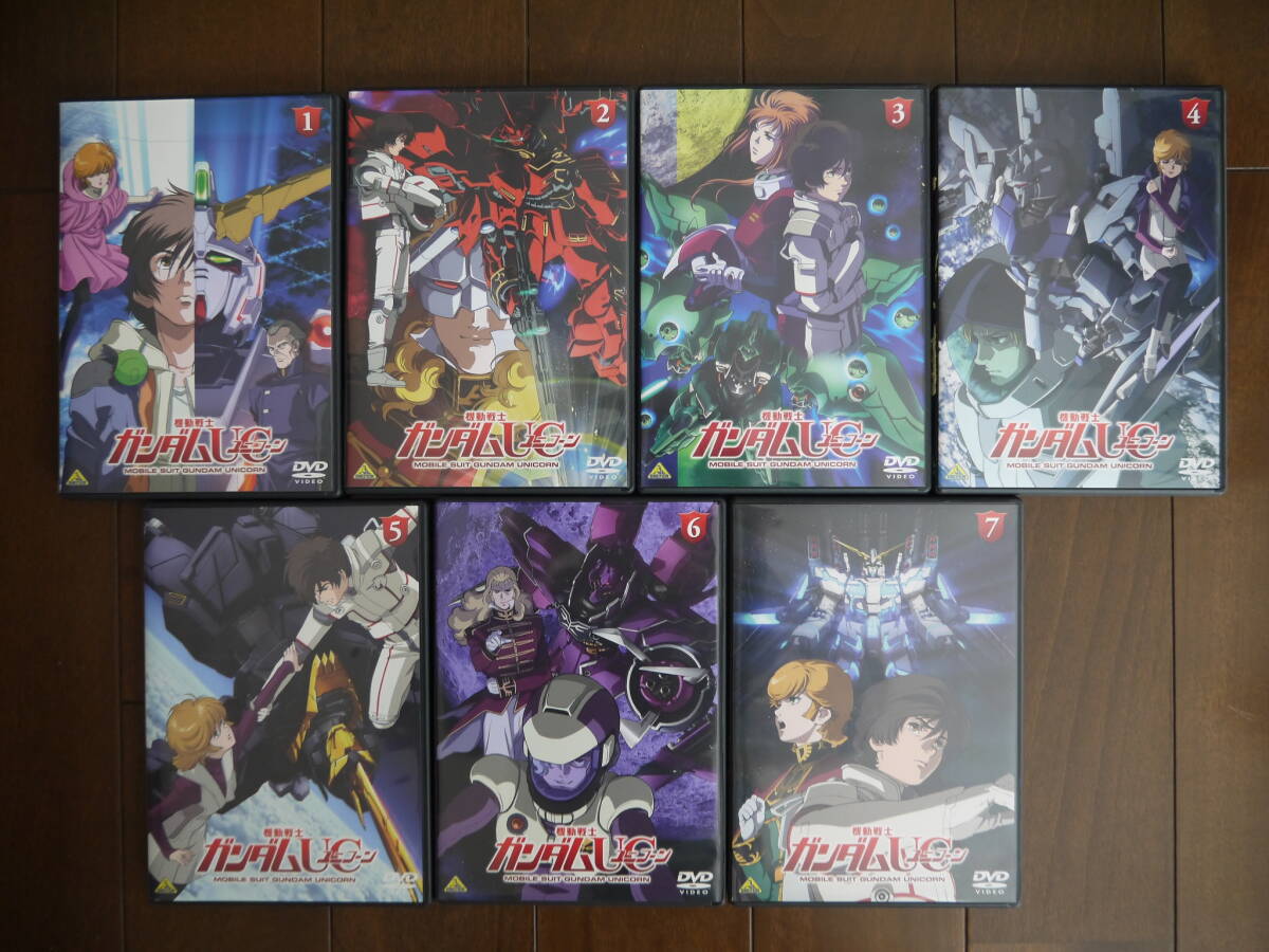 Yahoo!オークション - 機動戦士ガンダムUC DVD 全7巻セット 1円スター...