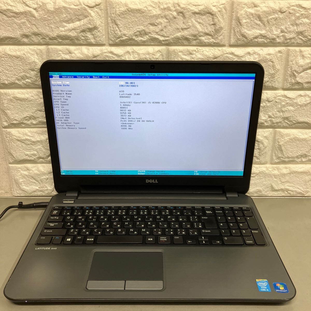 Yahoo!オークション - K182 DELL Latitude 3540 P28F Core i5 4200U メ...