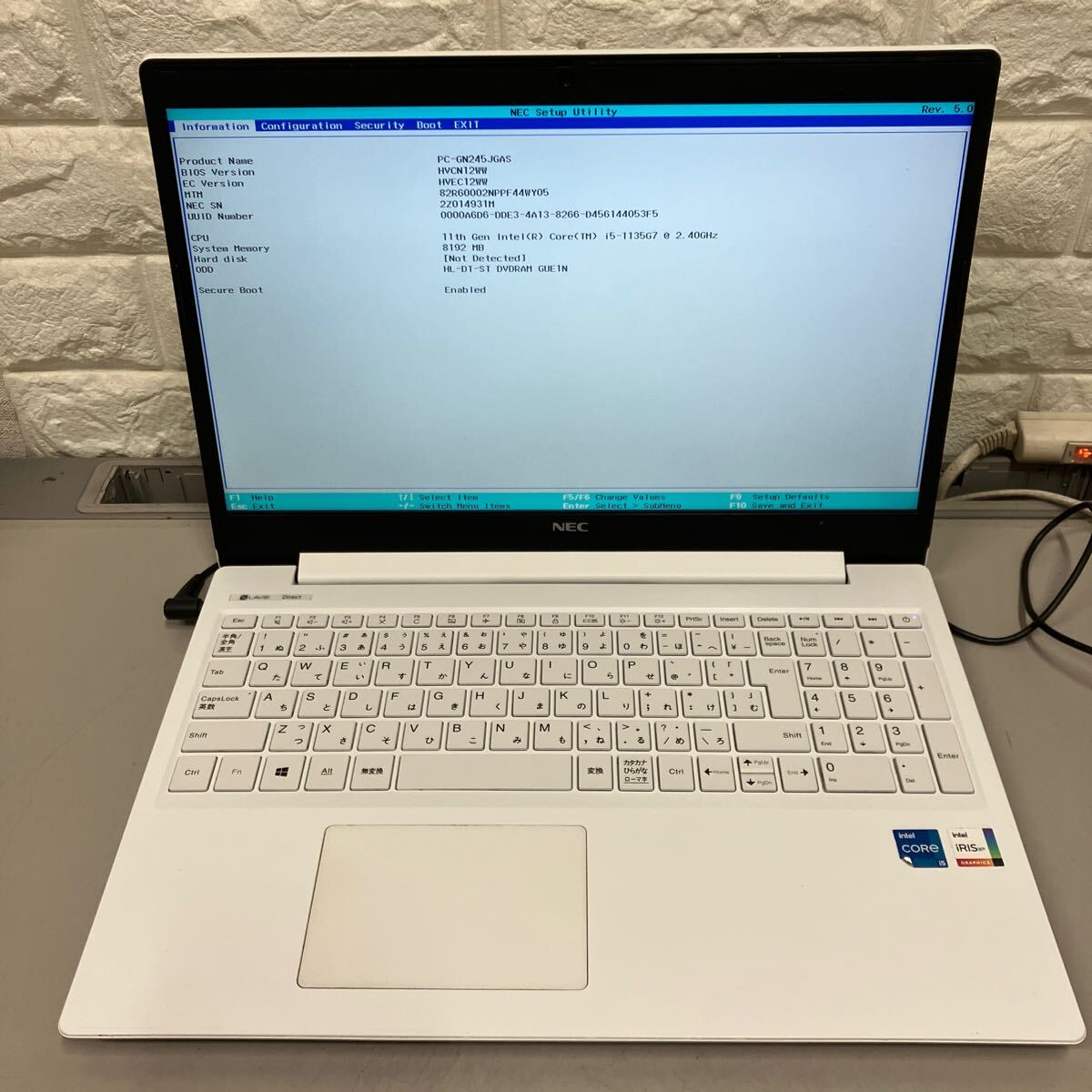 Yahoo!オークション - O130 NEC LAVIE Direct PC-GN245JGAS Core i5 11...