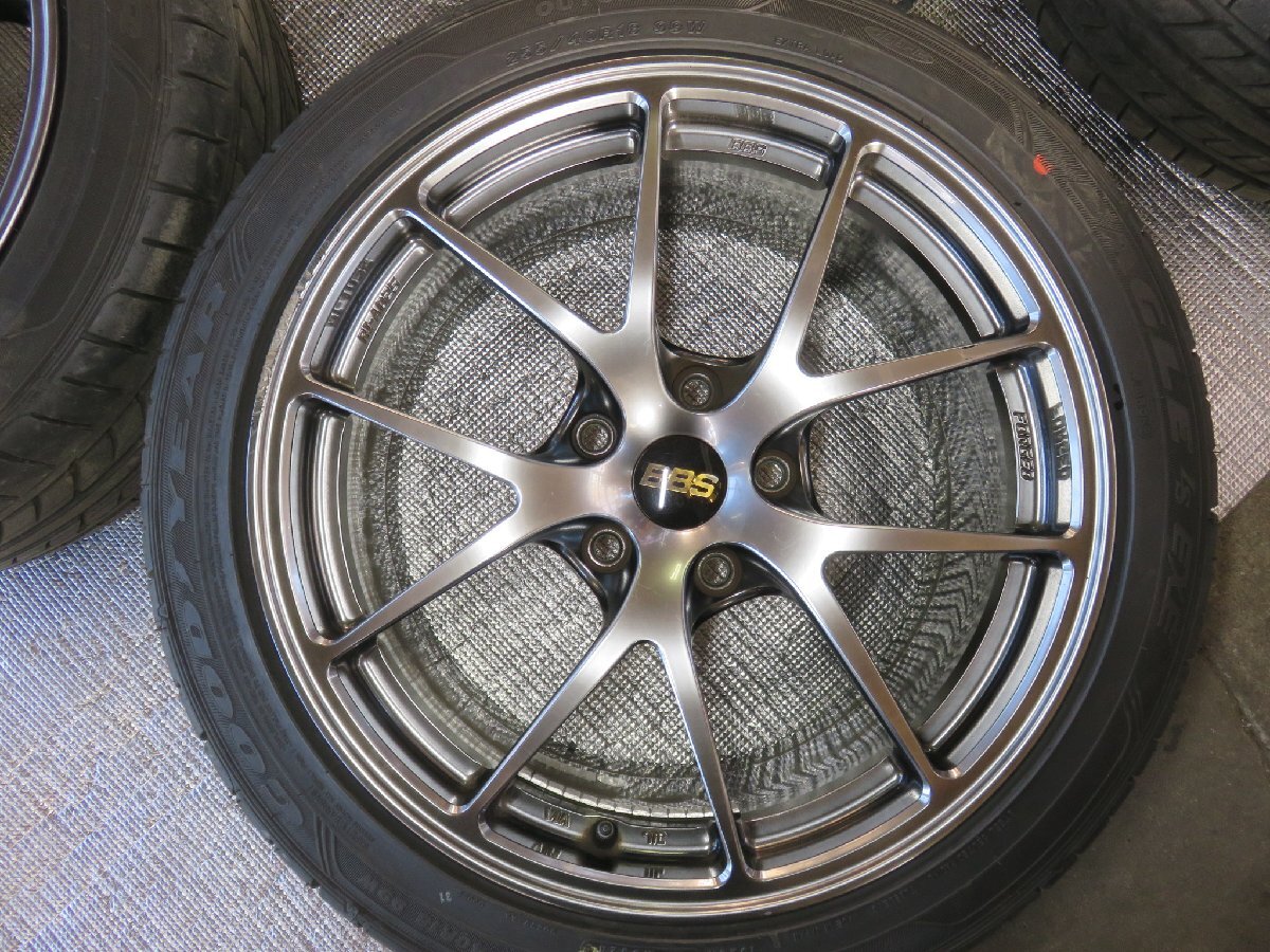 BBS RI-A025 鍛造 1ピースホイール 18インチ 9J +50 PCD120 5H タイヤ GOODYEAR 255/40R18 計4本 シビック FK8(ラジアルタイヤ)｜売買され ...