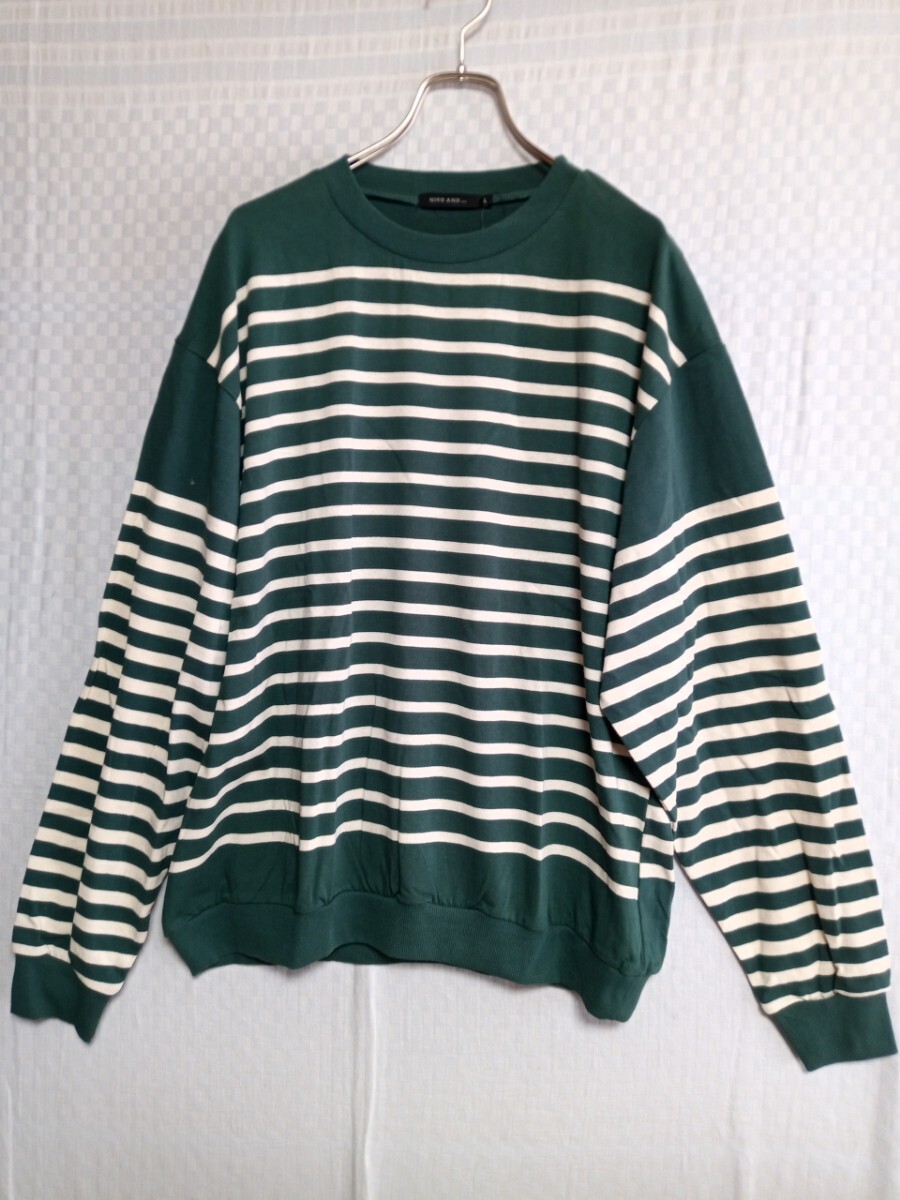 Yahoo!オークション - 1087 NIKO AND… クレイジーボーダー 長袖 カッ...