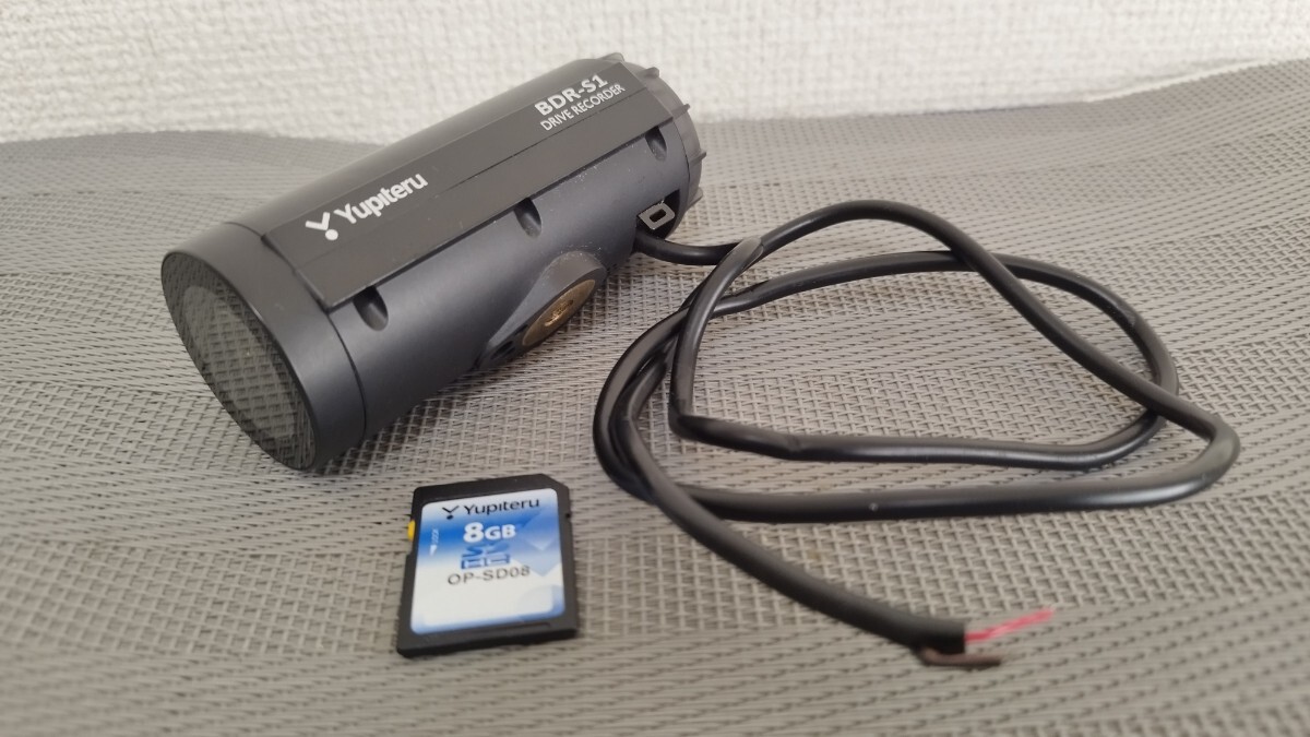 Yahoo!オークション - Yupiteru BDR-S1 バイクカメラ 8GB SDカード付き