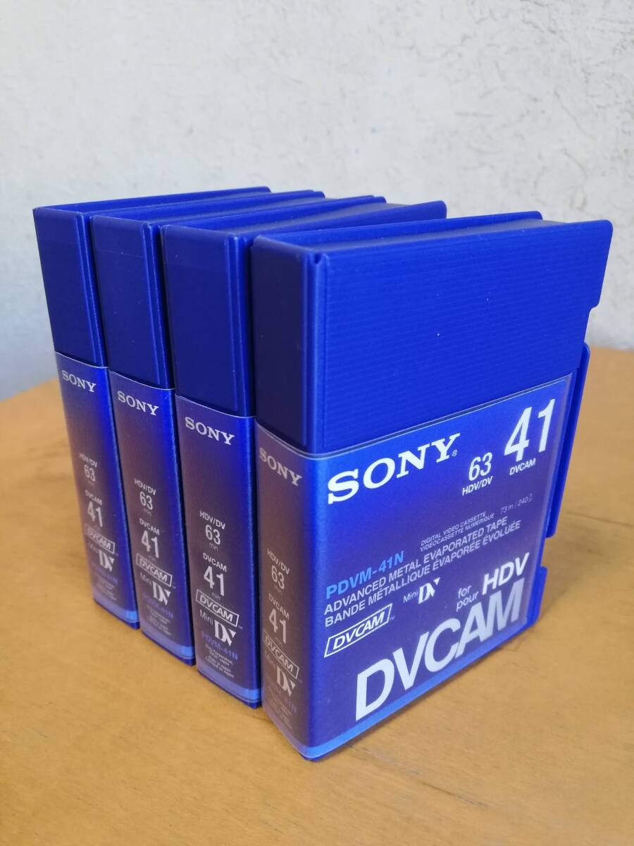 Yahoo!オークション - ソニー SONY DVCAMテープ 4点 PDVM-41N 未使用・...