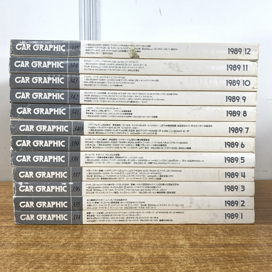 Yahoo!オークション - 01)【同梱不可】カーグラフィック 1989年 全12...