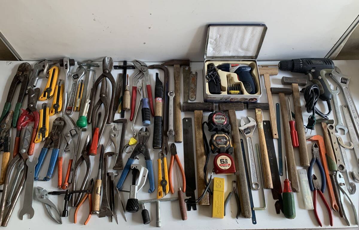 Yahoo!オークション - ⑤u704 工具 道具 電動工具 まとめて/セット DIY...