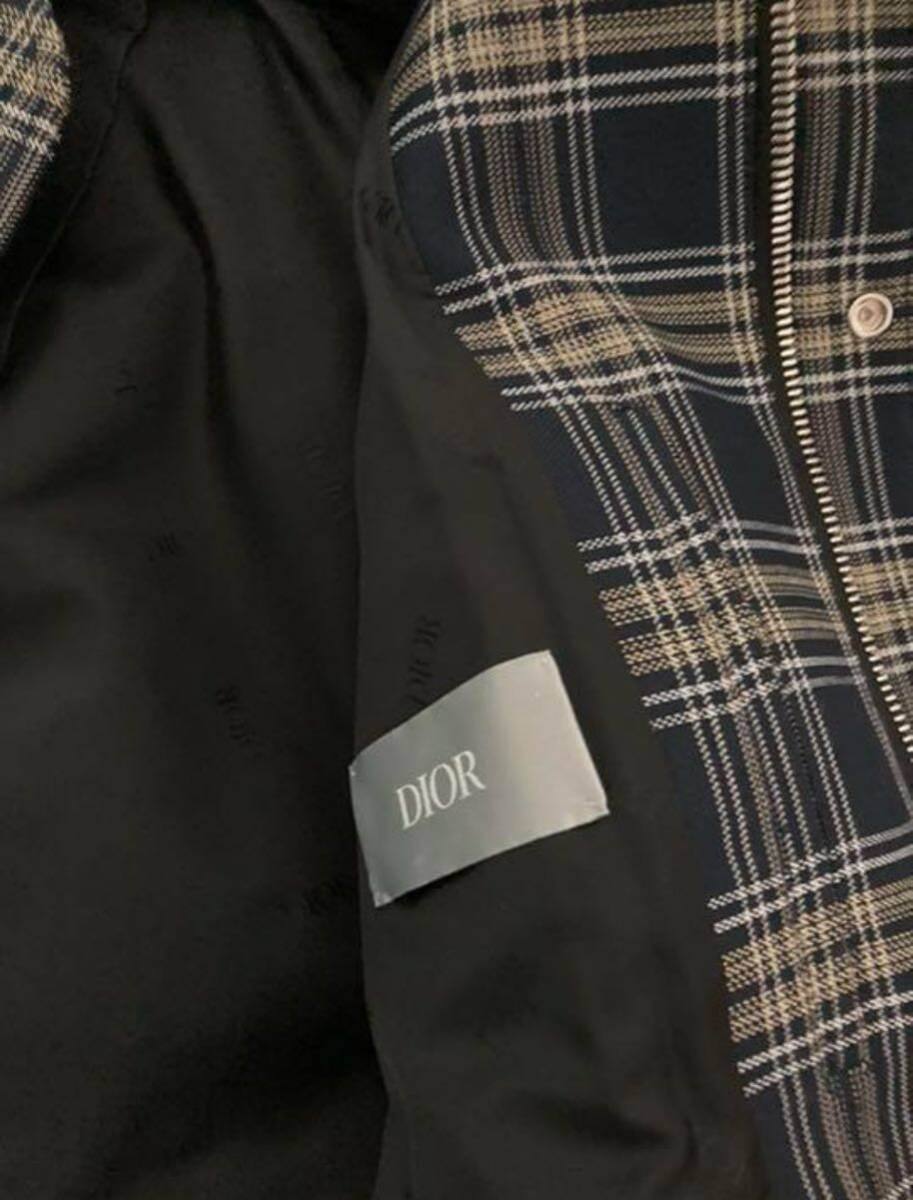 新品同様 Dior homme 21ss ディオール チェックブルゾン 新品同様 Dior homme 21ss ディオール チェックブルゾン