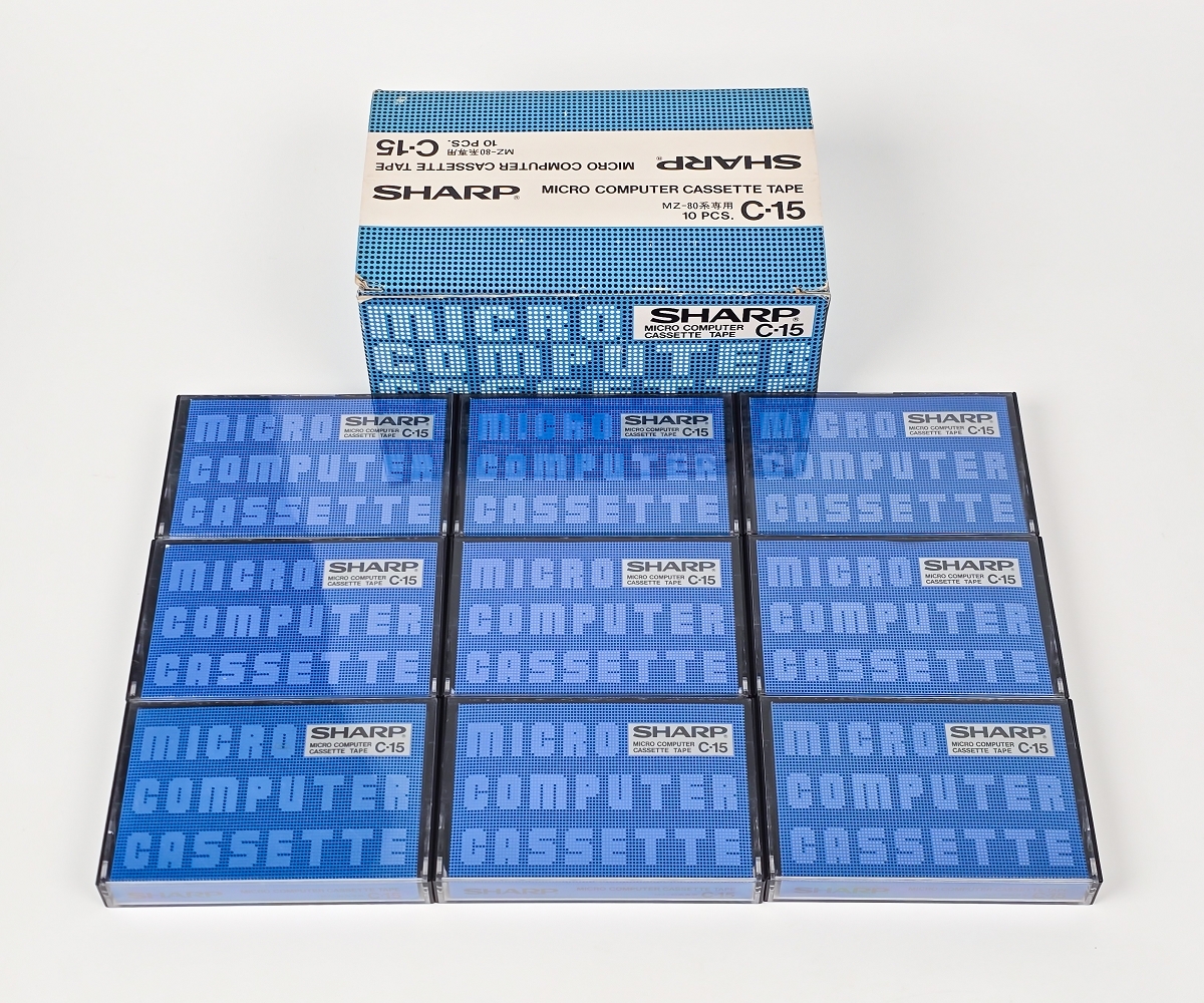 Yahoo!オークション - SHARP MZ-80系専用 カセットテープ C-15 マイク...