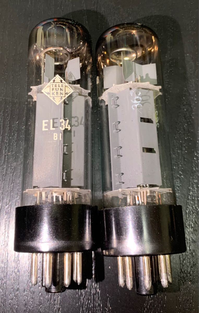 Yahoo!オークション - TELEFUNKEN(テレフンケン) EL34/6CA7 シングルゲ...