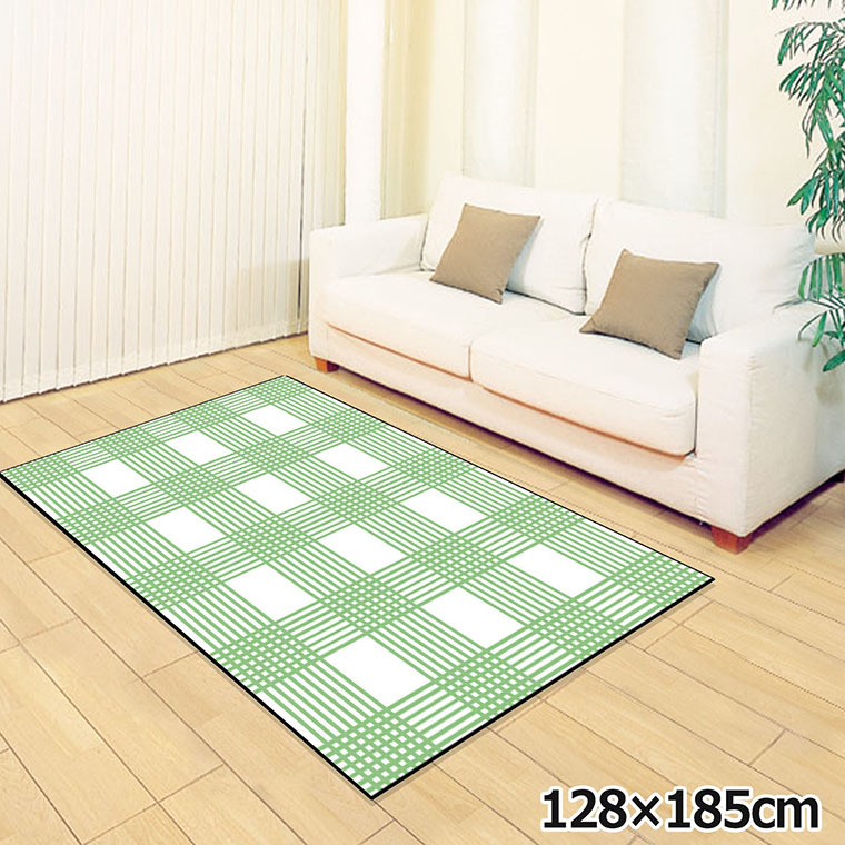 Yahoo!オークション - ラグ 洗える 北欧 3畳 約158×224cm 転写 プリン...