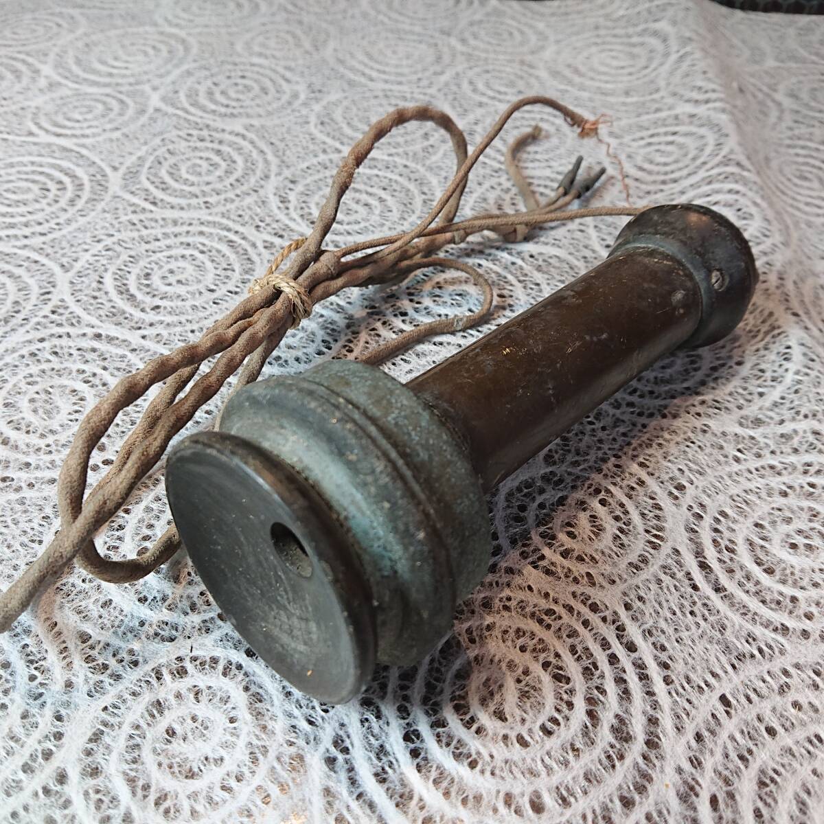 Yahoo!オークション - T06-0212 アンティーク 電話機 ハンドクランク型...