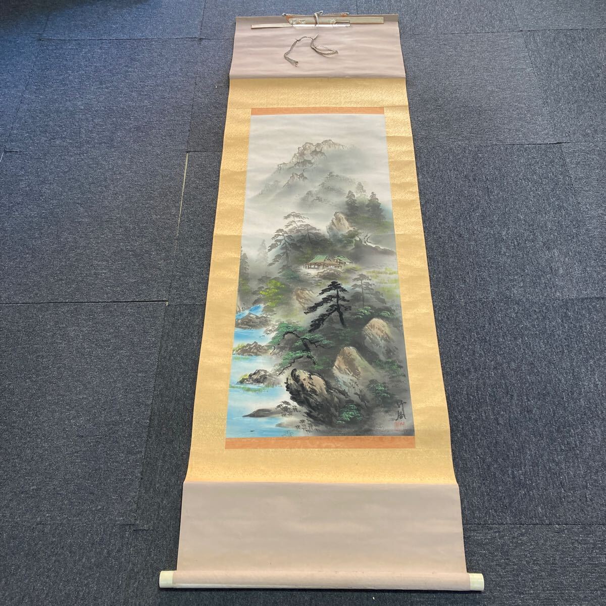 Yahoo!オークション - 【模写】掛軸 絹本 箱無 同梱可能 No.6641