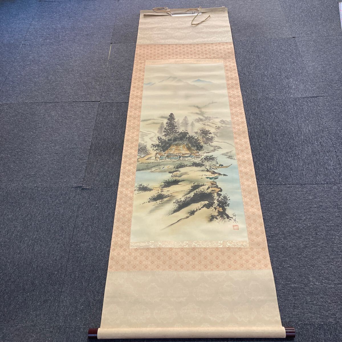 Yahoo!オークション - 【模写】掛軸 絹本 箱無 同梱可能 No.6643