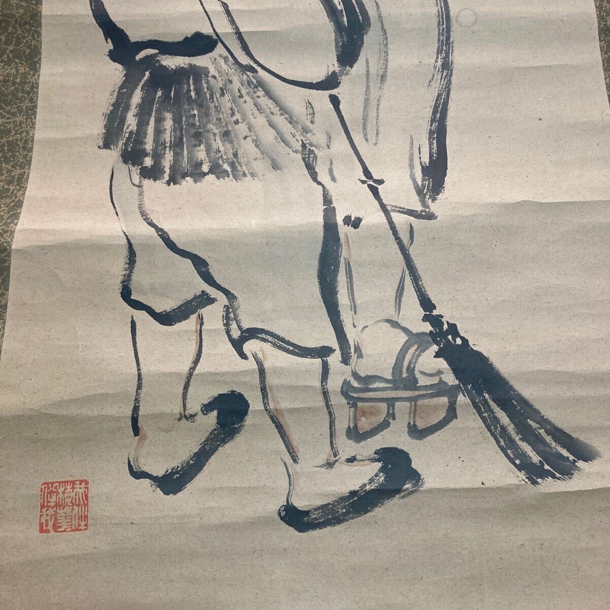 Yahoo!オークション - 【模写】掛軸 中国画 紙本 箱無 同梱可能 No.664...