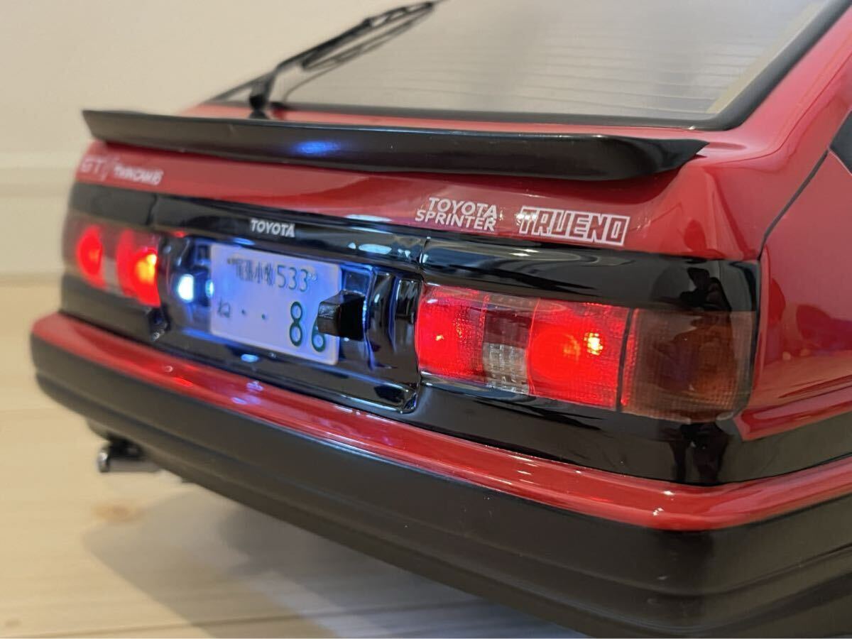 Yahoo!オークション - パンドラ 86 1/10 AE86 3ドア 前期ナンバー灯 3D...