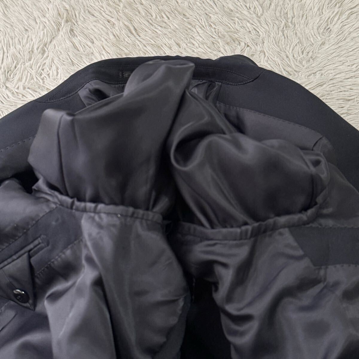 Yahoo!オークション - 未使用級 希少3Lサイズ 【極上の紺ブレ】伸縮性...