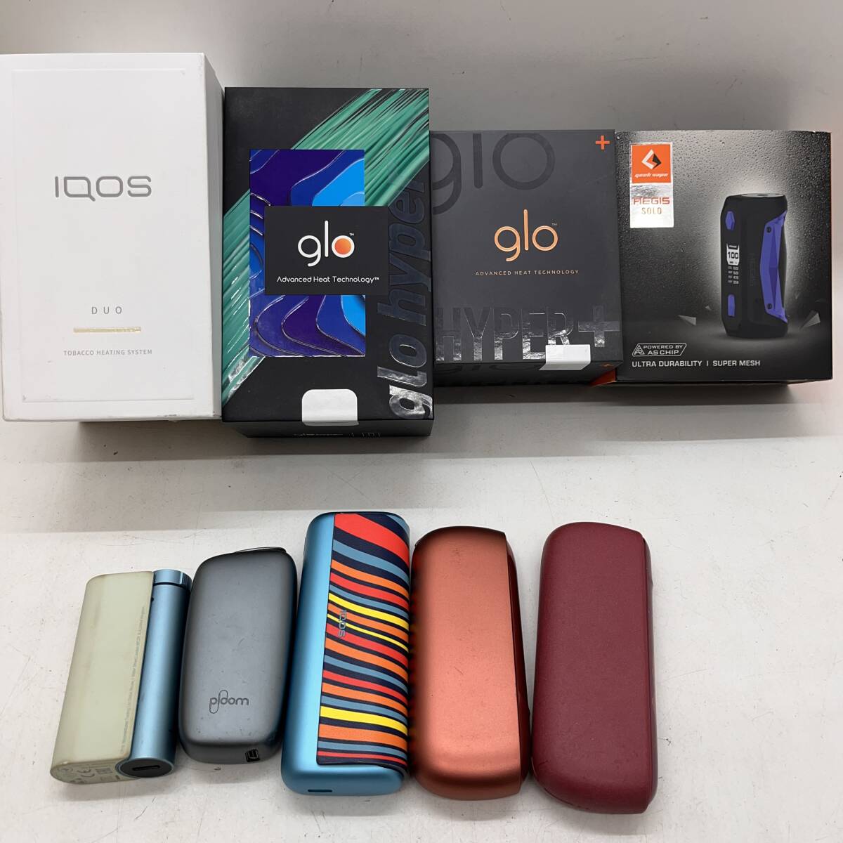 06w7739 1円~ジャンク iQOS glo 他 電子タバコ まとめ売り glo Advanced Heat Technology AEGIS iQOS DUO ploom 他 品(その他 ...