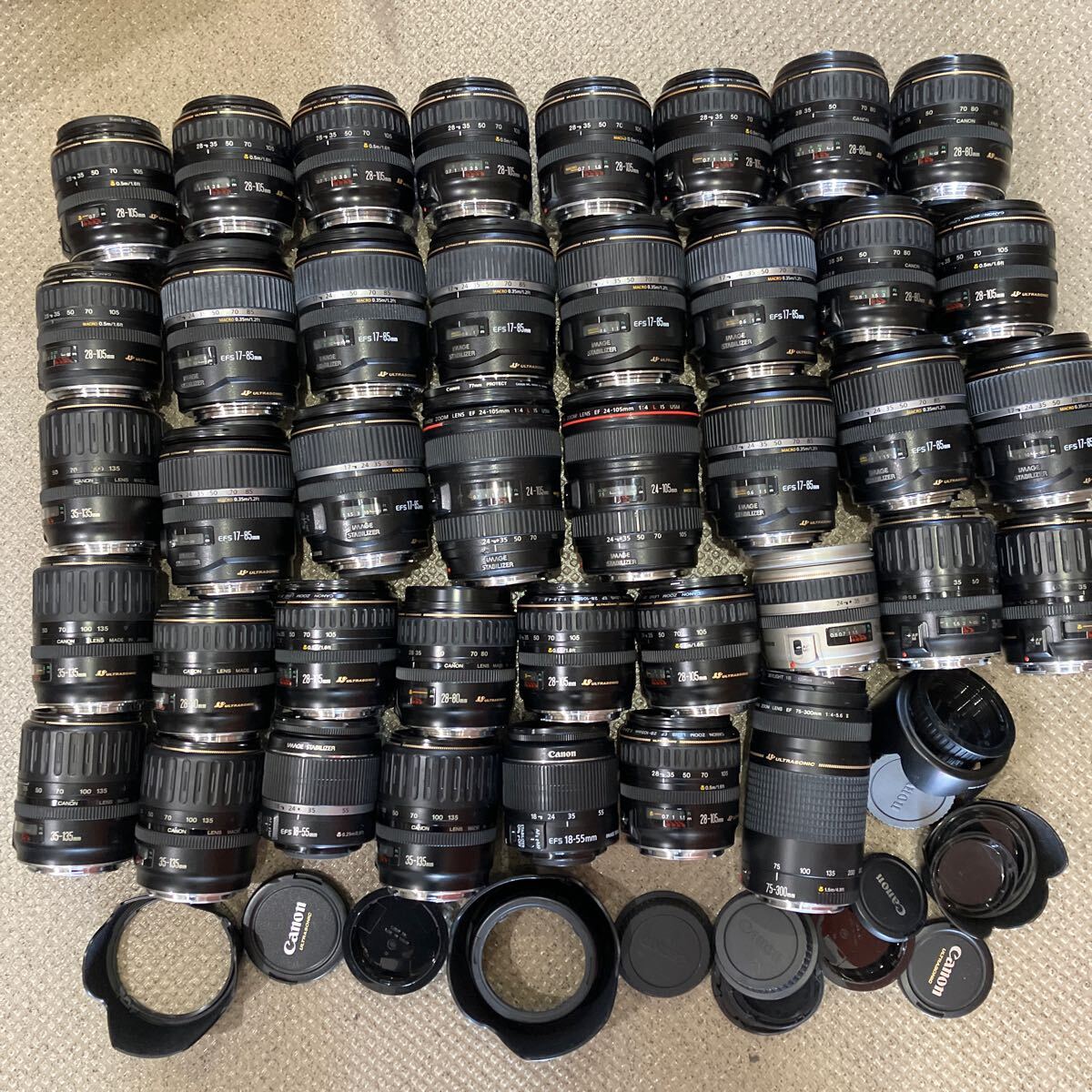 Yahoo!オークション - Canon レンズ 40本 EF 24-105mm f4L EF-S 17-85m...