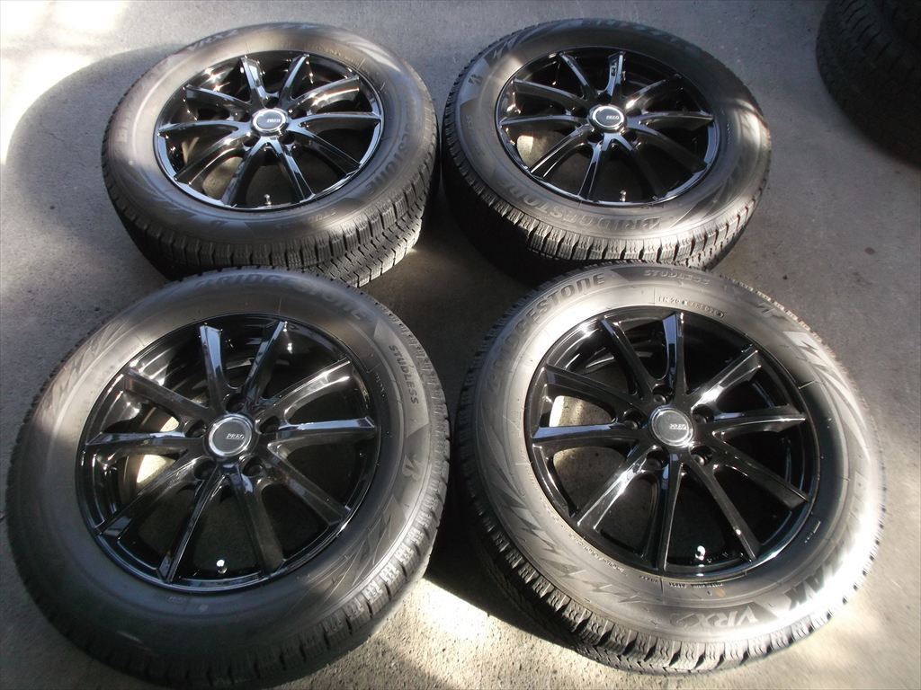 程度良好 プレオL5 6.0J×16 IS50 114.3/5H 205/60R16 ブリヂストン VRX2付 ノア VOXY ステップワゴン等 B-985(スタッドレスタイヤ)｜売買された ...
